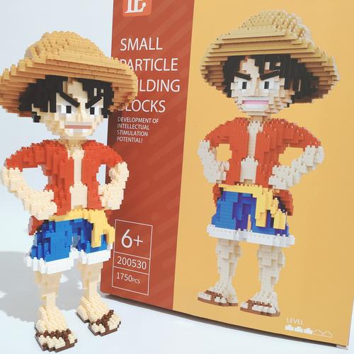 Jual LP Lego Brick Small Particle Building Blocks One Piece Monkey D ...