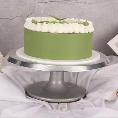 Jual Revolving Cake Stand 12inch / Meja Putar 12inch Stainless Steel ...
