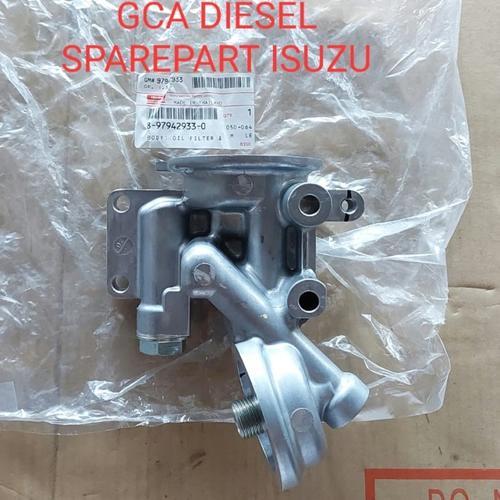 Jual Dudukan oil filter cooler dmax 4JH 4JH1 traga panther 2500 CC ...