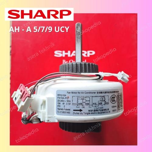 Jual FAN MOTOR INDOOR AC SHARP ORIGINAL UCY SERIES AH -A 5/7/9 UCY ...