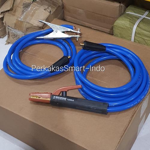 Jual paket tang las 1000a tang masa 500a/electrode holder tang massa ...