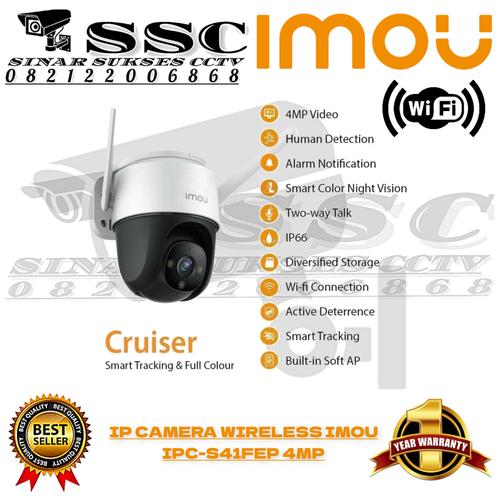 Jual IMOU Cruiser SE+4MP IPC-S41FEP Outdoor FULLCOLOR Wifi CAMERA ...