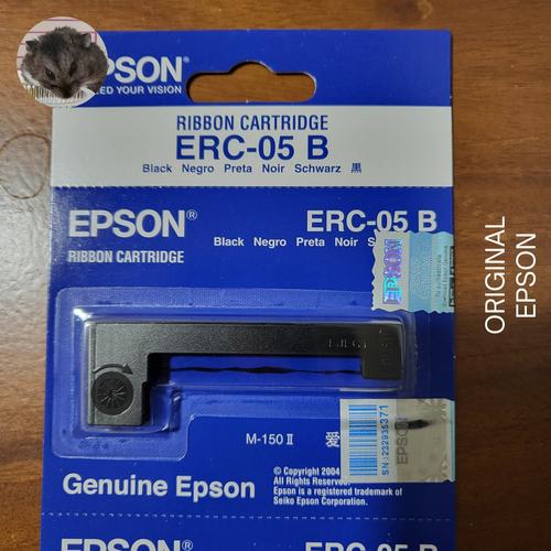 Jual Epson original ribbon cartridge ERC-05 black erc05 erc 05b erc-05b ...