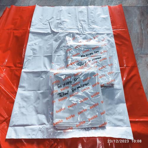 Jual Kantong Plastik PE Putih Susu 60 x 100 Cm Tebal 80 Micron - Kota Tangerang - kcplastik ...
