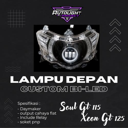 Jual lampu depan utama yamaha soul gt 115 xeon gt 125 custom lazy ...
