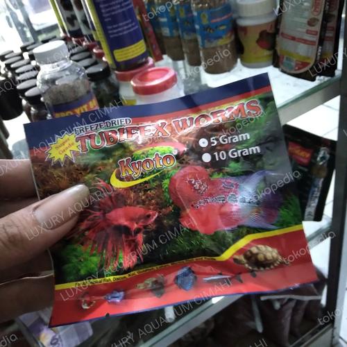 Jual kyoto cacing kering pakan ikan hias - Kota Bandung - LUXURY ...
