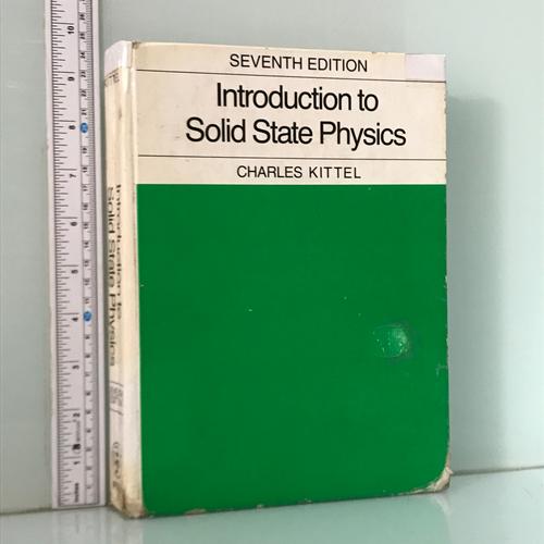 Jual Introduction to Solid State Physics SEVENTH EDITION CHARLES KITTEL ...