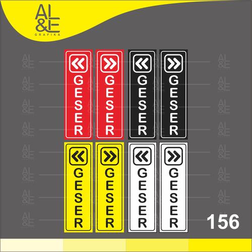 Jual 156 - STIKER GESER KANAN - KIRI - STIKER UNTUK PINTU - STIKER ...