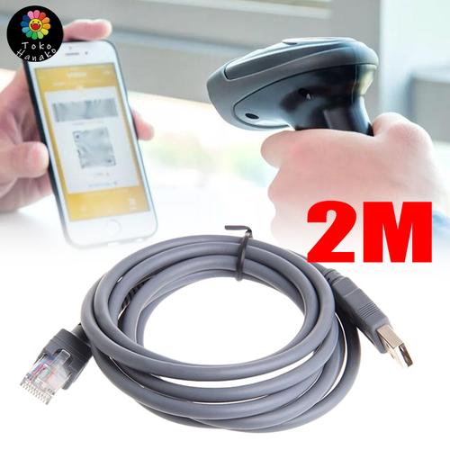 Jual Kabel Scanner Barcode Simbol USB 2 meter Ls1203 Ls2208 Ls4208 ...