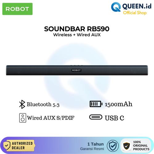 Jual ROBOT RB590 TV Soundbar Bluetooth Speaker AUX S/PDIF Micro SD ...
