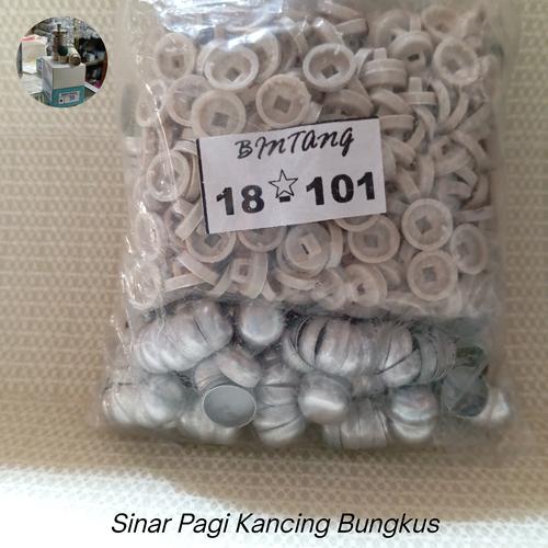 Jual Kancing Bungkus/Kain/ukuran 18-101 Bulat/Bawah-an plastik/merk ...