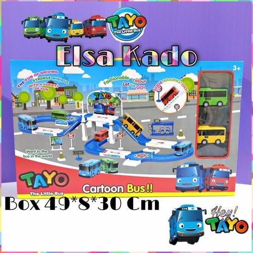 Jual Mainan Tayo Parking Lot Cartoon The Little Bus Track - Kota Tangerang - khafa jaya | Tokopedia