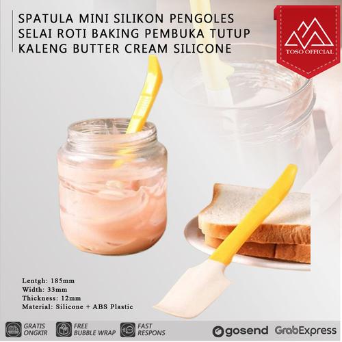 Jual Spatula Mini Silikon Pengoles Selai Roti Baking Pembuka Tutup ...