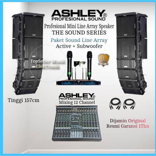 Jual Paket Sound System Line Array Aktif 8 Pcs ASHLEY The Sound ...