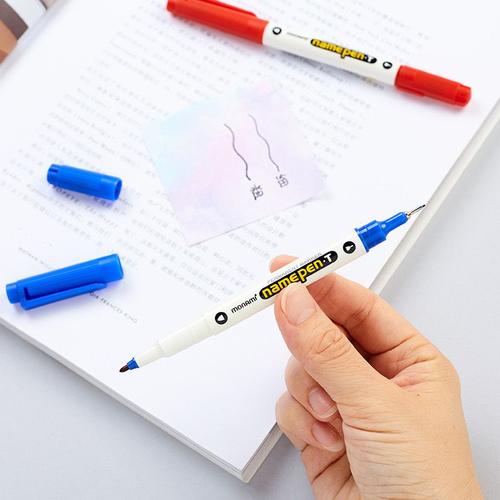 Jual Monami Name Pen.T - Double Head Signature Pen Permanent Marker ...