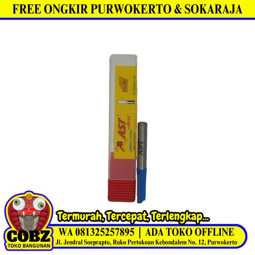 Jual 1/4 IN x 8 MM / AST BULL Mata Bor Profil Router Lurus Straight Bit ...
