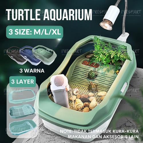 Jual TURTLE AQUARIUM TANK TEMPAT KANDANG AKUARIUM BAK EMBER KURA AIR ...