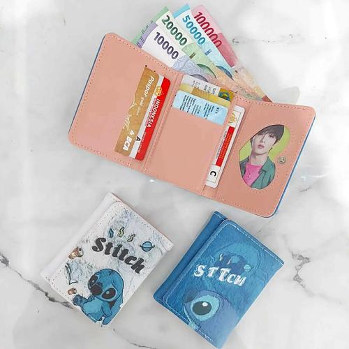 Jual Dompet Stitch lipat lilostitch blue white - Putih - Kota Bandar ...