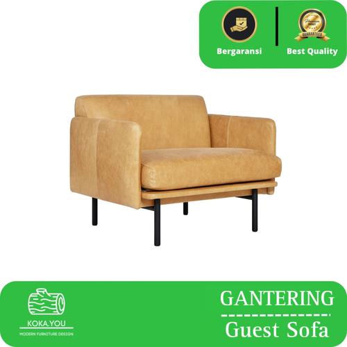Jual Sofa Single Minimalis Kaki Besi Gantering Single Sofa Minimalis ...
