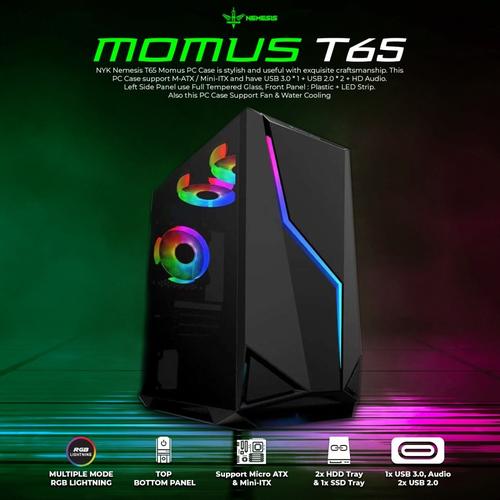 Jual NYK Nemesis T65 Momus PC Case - Jakarta Selatan - CassCom | Tokopedia