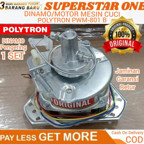 Jual Dinamo/motor mesin cuci Polytron PWM-801 B Dinamo pengering/spin PWM - Kab. Serang ...
