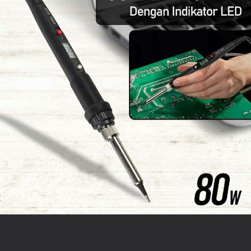Jual alat solder listrik layar indikator LED 80w 220V, electric solder ...