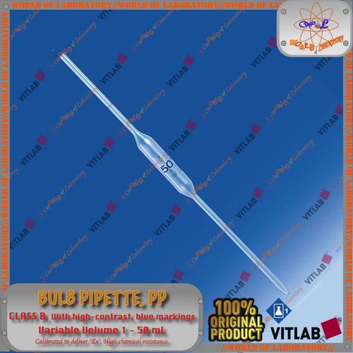 Jual VITLAB Bulb Pipette, PP, Class B (Pipet Volume Plastik) - 1 mL ...