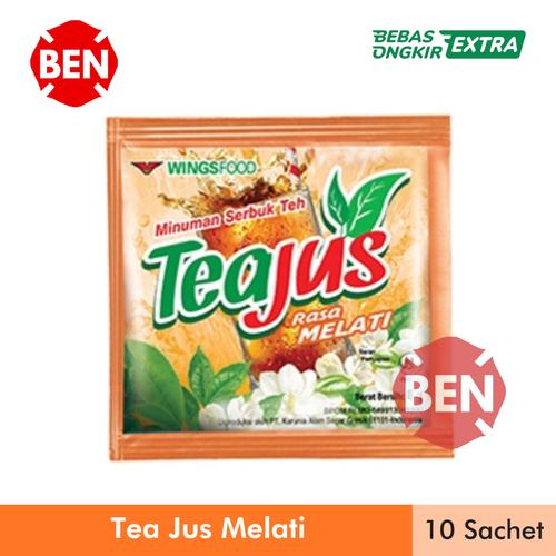 Jual Teajus Gula Batu 1 Renceng 10 Sachet Pcs - Tea Jus Minuman Teh ...