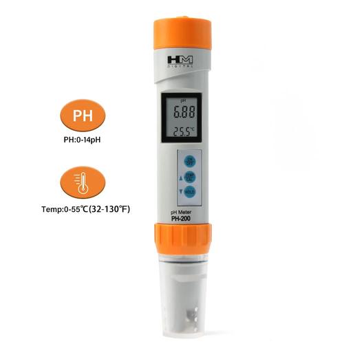 Jual HM Digital PH-200 Waterproof IP67 PH Meter Temperature with ...