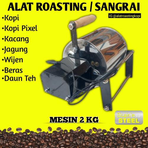 Jual Alat Oven / Roasting / Sangrai Biji Kopi (Coffee Roaster) MESIN 2 Kg - Kab. Malang - Alat ...