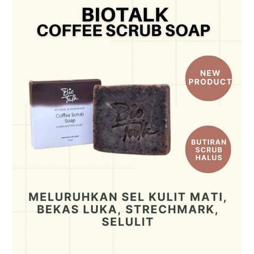 Jual BioTalk Sabun Natural Herbal Coffee Scrub Kulit Normal bio talk ...
