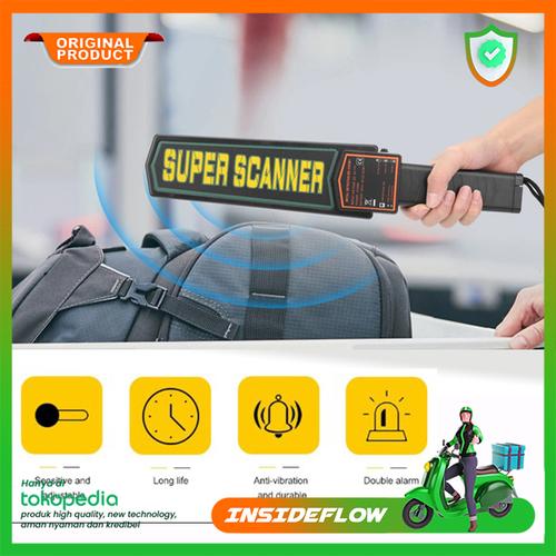 Jual Alat Body Checker Alarm Kantor Security Scanner Metal Detektor ...