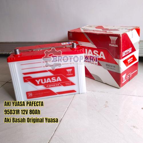 Jual Aki Mobil Yuasa Pafecta 95D31R PF 12V 80Ah Accu basah original Yuasa - Jakarta Timur ...