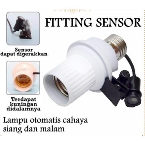 Jual Fitting Lampu Sensor Cahaya Otomatis Untuk Segala Lampu Fiting ...
