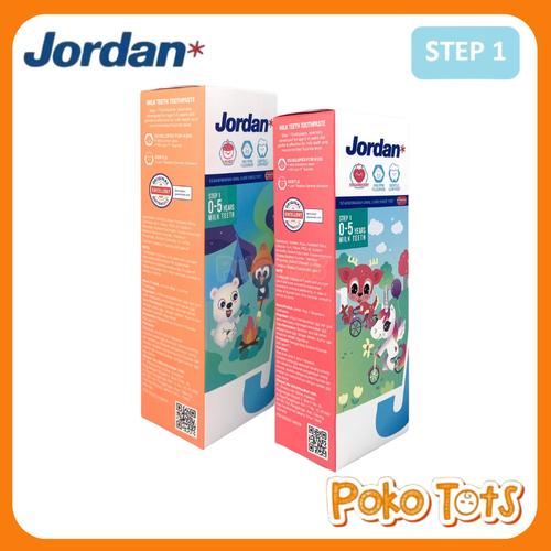 Jual Jordan Oral Care Kids Toothpaste Step 1 75gr Pasta Gigi Anak Usia ...