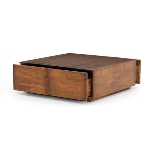 Jual COFFE TABLE MINIMALIS KAYU JATI - MEJA TAMU BOX JATI - MEJA DRAWER ...
