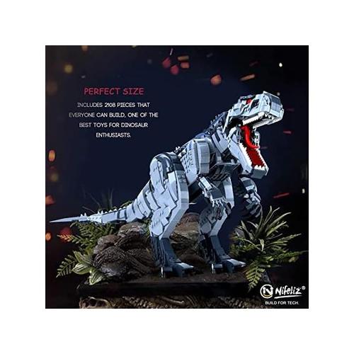 Jual Nifeliz Indominus Rex Dinosaur Building Blocks Kit Construction ...