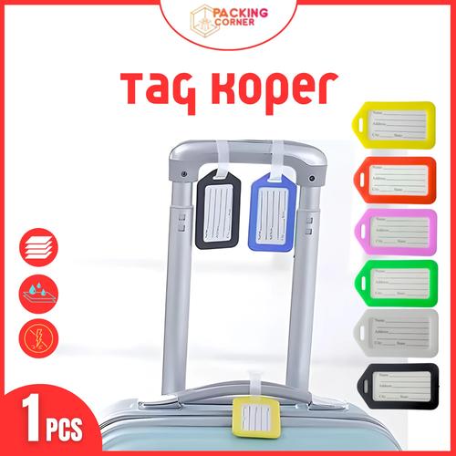 Jual Luggage Tag Travel Koper Name Tag Label Nama Tas Bagasi Warna ...