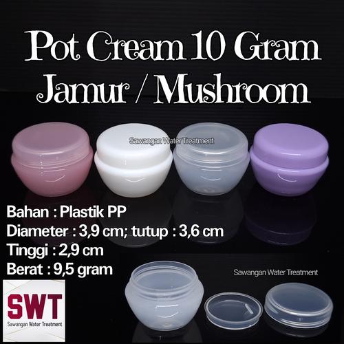 Jual Pot cream mushroom 10gr / Pot cream jamur 10 gram / pot jar 10gram ...