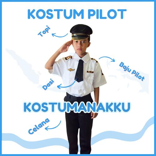 Jual [KOSTUMANAKKU] KOSTUM PILOT GARUDA-KOSTUM PILOT ANAK-KOSTUM ...