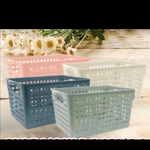 Jual Keranjang Plastik Serbaguna/Keranjang Mini/Kotak penyimpan Pirus ...