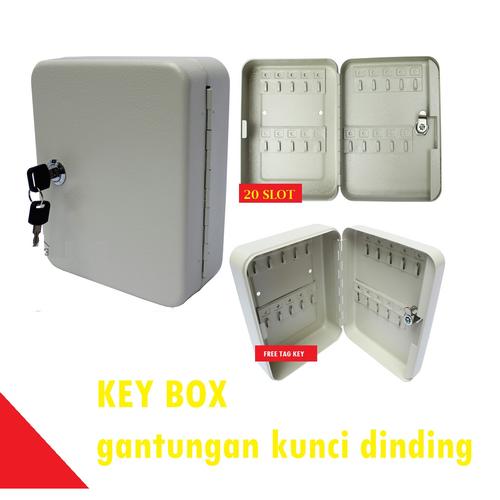 Promo KEY CABINET BOX GANTUNGAN KUNCI DINDING KEY STORAGE - Kota Bekasi ...