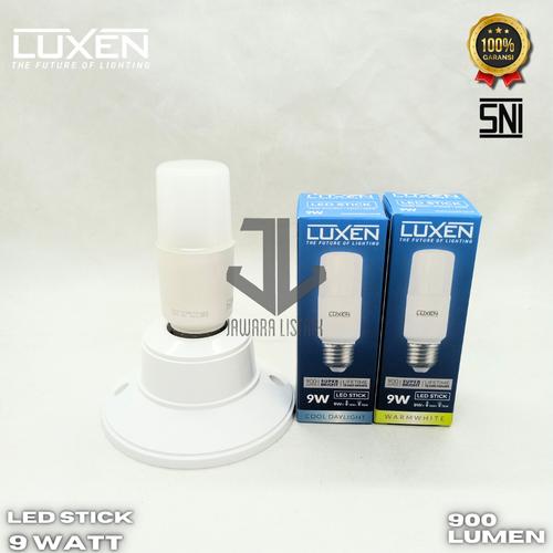Jual LUXEN LED STICK 9 WATT LAMPU MURAH BERGARANSI CAHAYA PUTIH ...