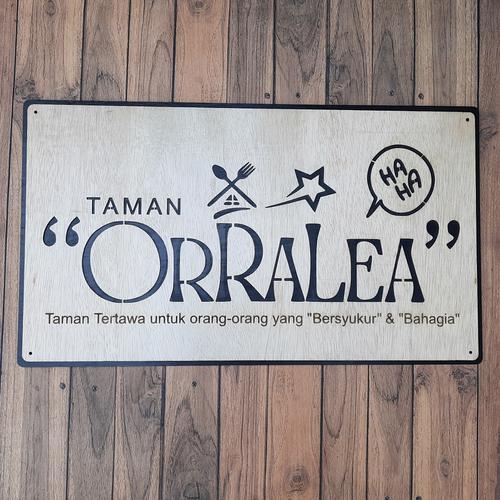 Jual Custom Sign Logo Tulisan Kayu | Papan Penanda Cafe Resto Ukuran ...