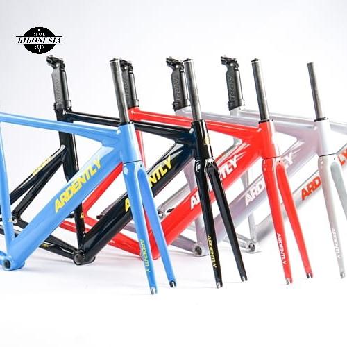 Jual Frameset Sepeda Fixie Ardently Sprint Track Bike Fixed Gear - Biru ...