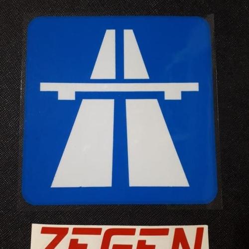 Jual Super sticker stiker gambar jalan tempel dalam / balik kaca stick ...