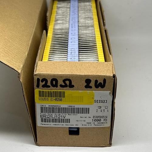 Jual resistor 120R 120 R 120 ohm 2watt 2 watt MATSUSHITA pengganti 100 ...