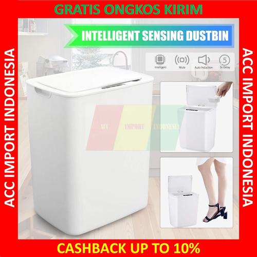Jual Tempat Sampah Pintar Sensor Gerak Otomatis Buka Smart Trash ...