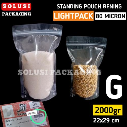Jual LIGHTPACK 2229 2000gr 80mic KPACK STANDING POUCH 2Kg PLASTIK KLIP - Kota Surabaya - SOLUSI ...