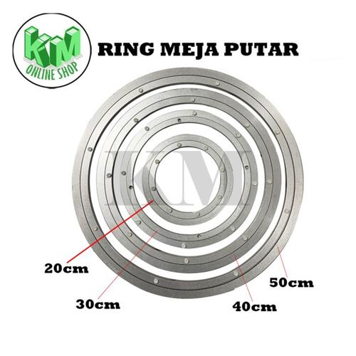 Jual Ring Rotator Meja Makan Putar Aluminium HubeN 20CM..30CM..40CM ...